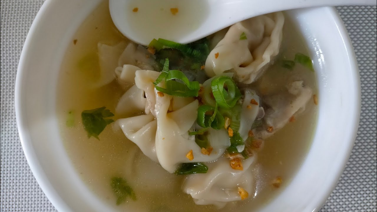 Pancit Molo ||Chicken Wanton Soup ||Using Chicken Breast for healthier ...