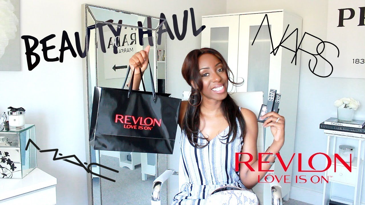 High End & Drugstore Makeup Haul ft. Nars, Mac & Revlon Haul ...