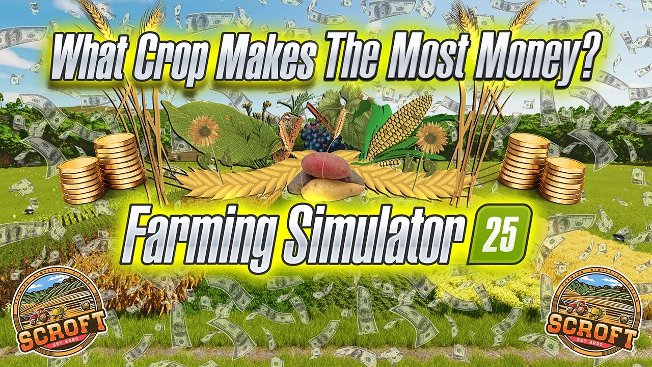 What Crop Makes The Most Money? - Farming Simulator 25 - YouTube