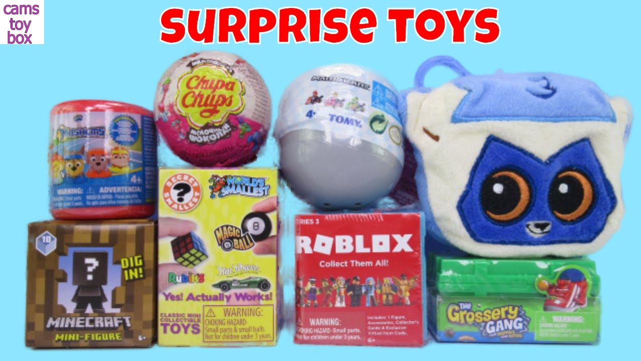 Paw Patrol 5 Mashems Mario Kart Surprise Toys Kids Roblox Minecraft ...