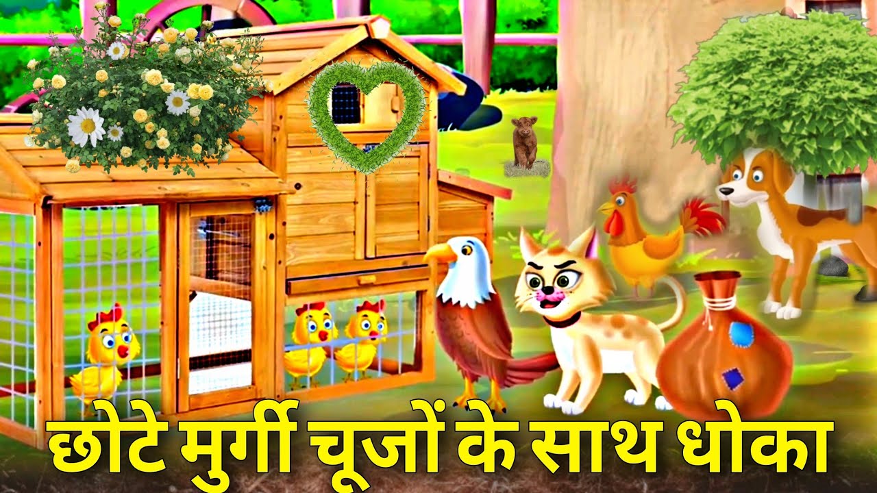 CHEAT WITH LITTLE HEN CHICKS | HINDI STORY - YouTube