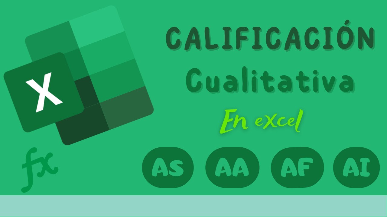 ¿Cómo registrar la calificación cualitativa y cuantitativa? - YouTube