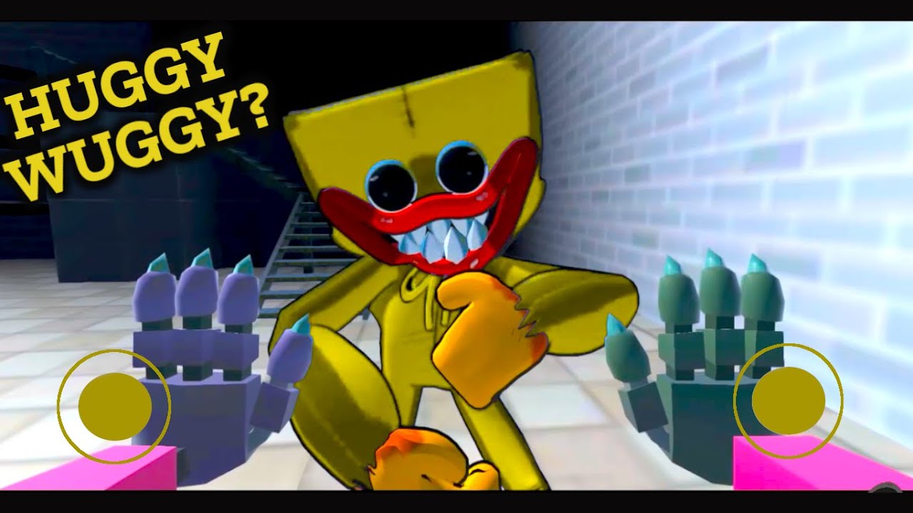 Yellow Huggy Wuggy special toy factory escape, full game! (scary toy ...