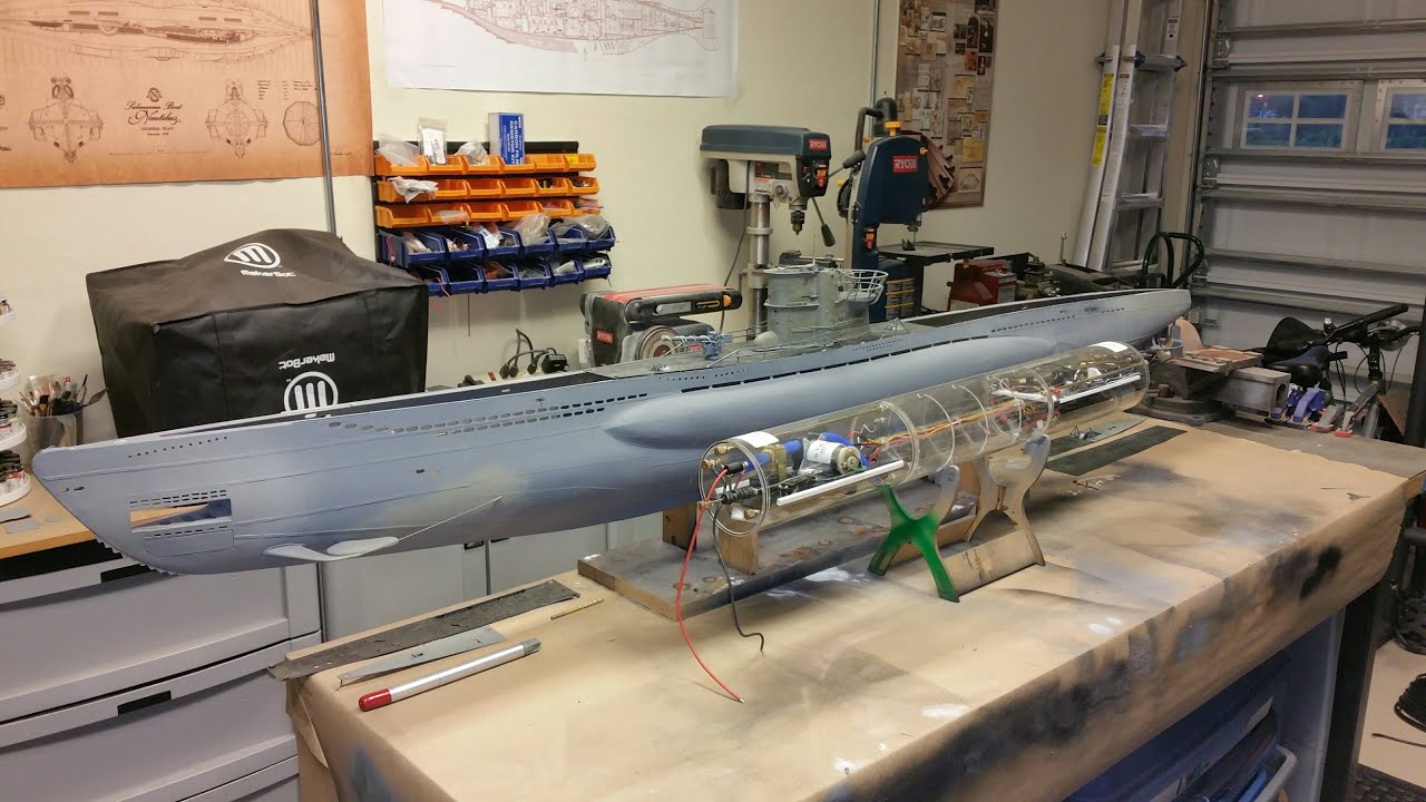 1 32 Scale TypeVII German Uboat R C Model Chapter 1 YouTube