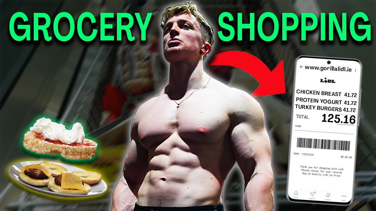 My Full FOOD SHOP on a CUT - YouTube