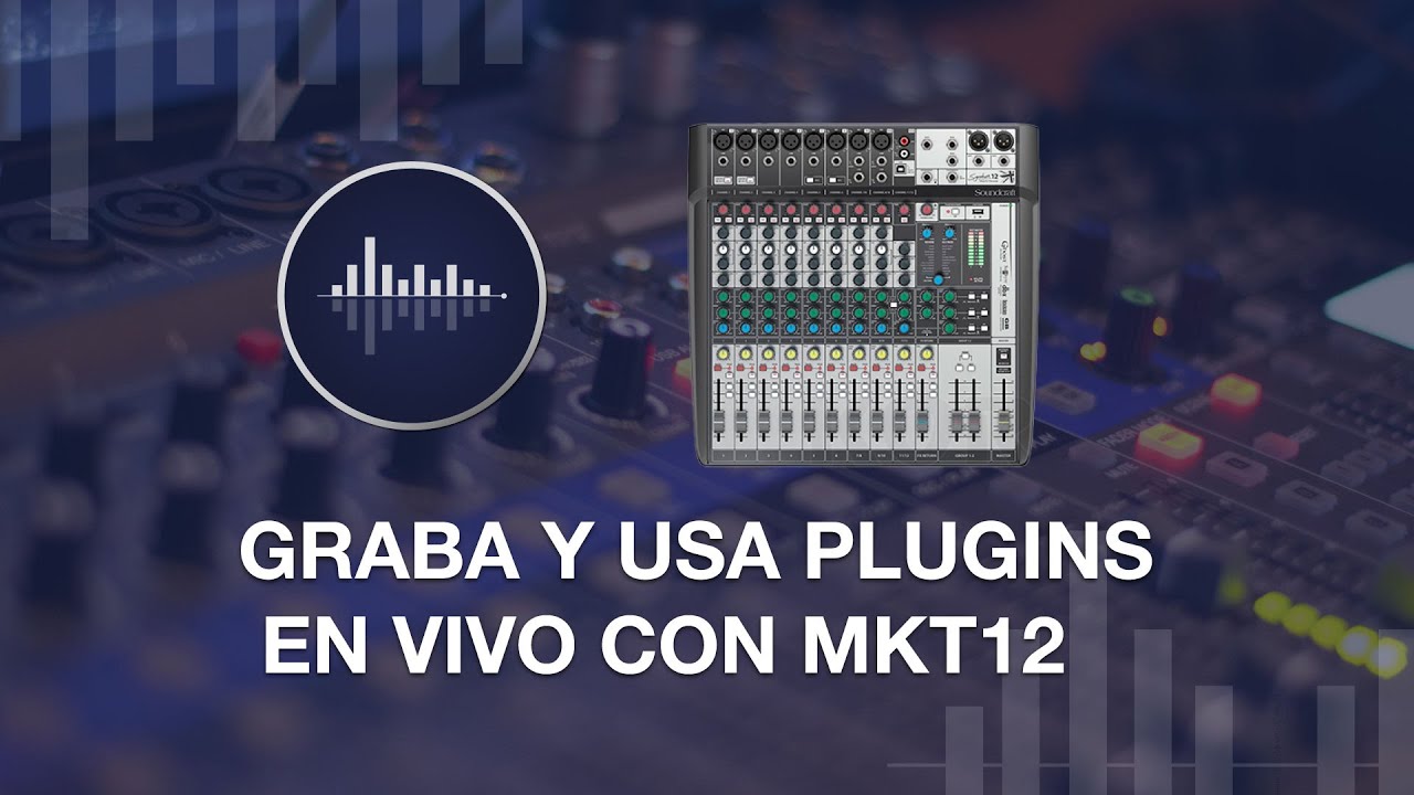 Soundcraft Signature 12 MTK: Graba y usa plugins en vivo - YouTube