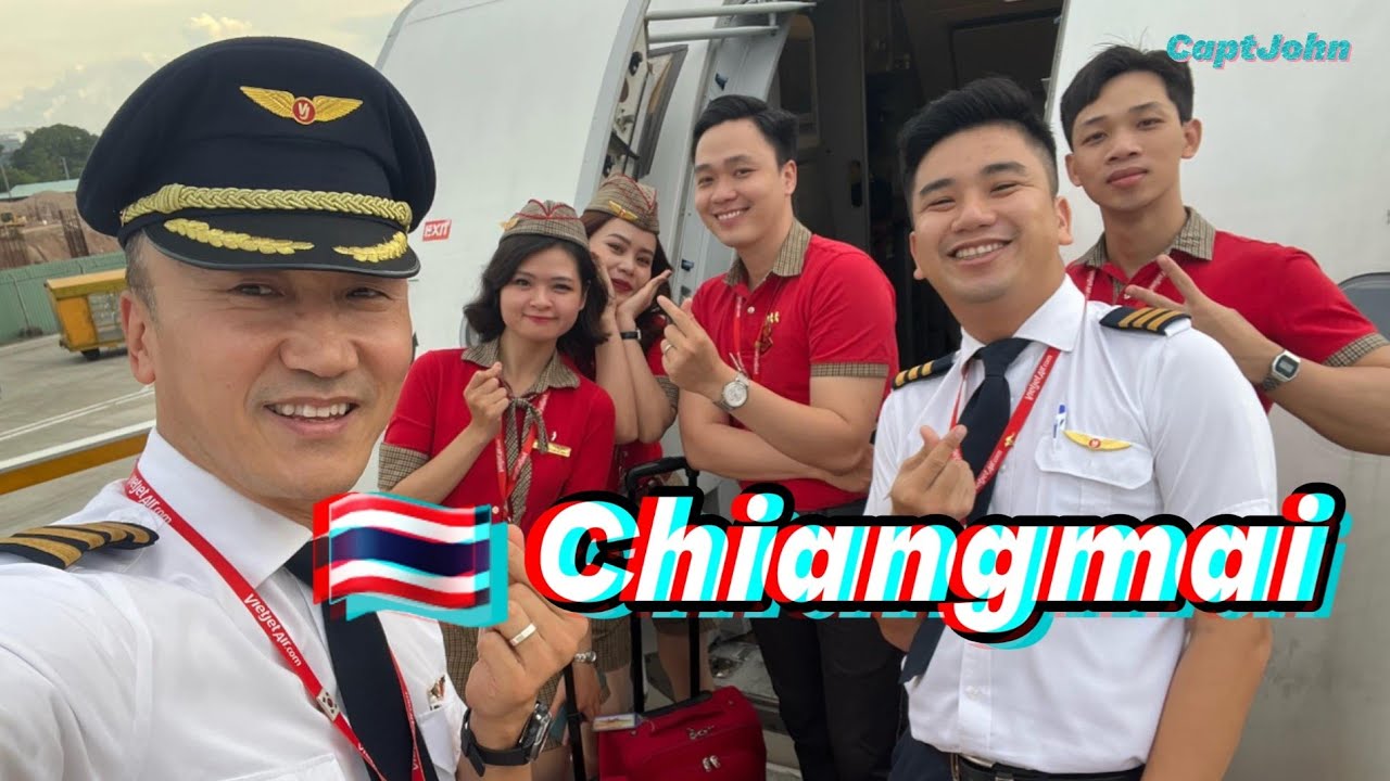 [Pilot Vlog] Thailand🇹🇭 Chiangmai (VTCC/CNX) #vietjet - YouTube
