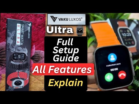 Vaku Luxos smartwatch Setup Guide & Tutorial | vaku luxos smartwatch setup & all features explained🔥