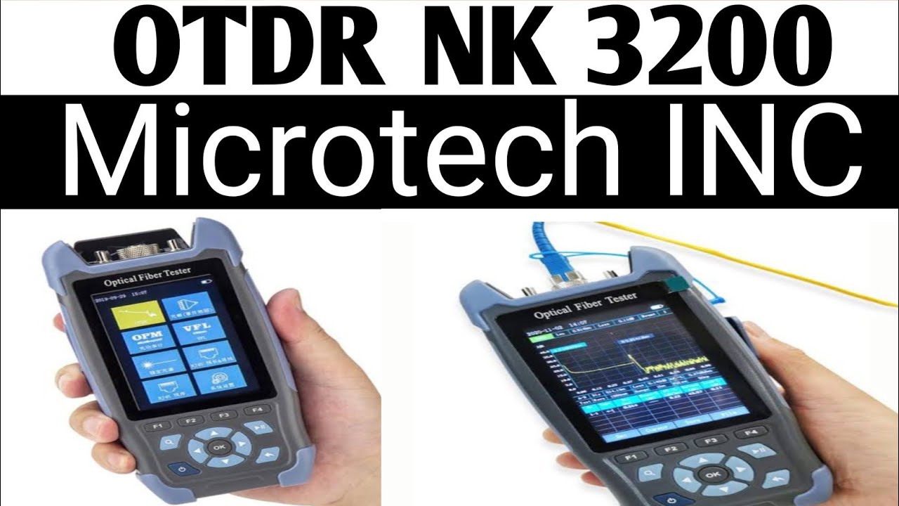 #OTDR NK3200 available Microtech INC networking - YouTube
