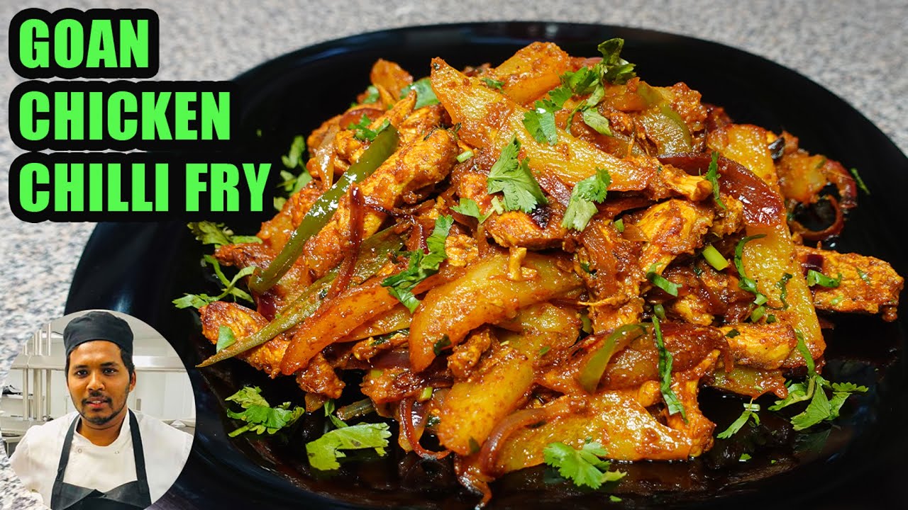Goan Style Chicken Chilly Fry | Fried Chicken Recipe | Quick and Easy ...