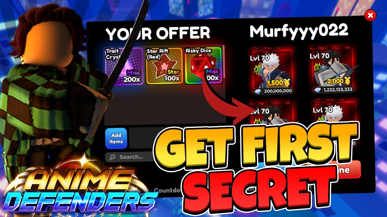 🔥 How To Get YOUR First SECRET | Anime Defenders - YouTube
