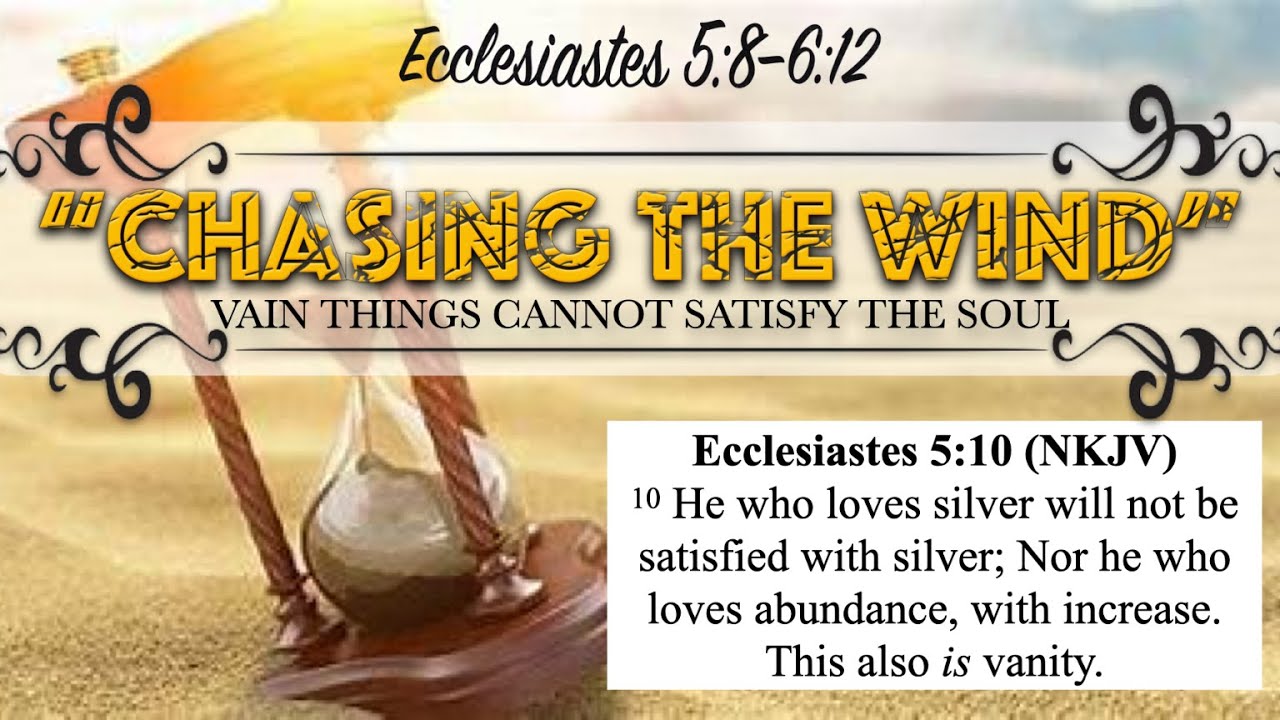 "VAIN THINGS CANNOT SATISFY THE SOUL” - YouTube