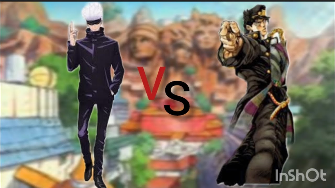 Gojo vs Jojo gojo vs all jjba character #fyp #fyp #anime # ...