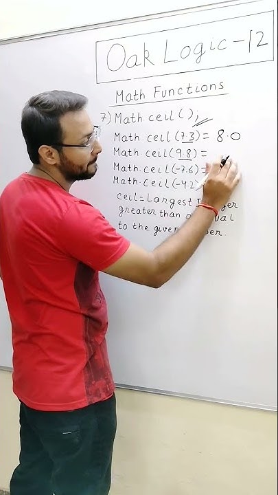 Oak Logic-12(Mathematical Function-6 Math.ceil();) - YouTube