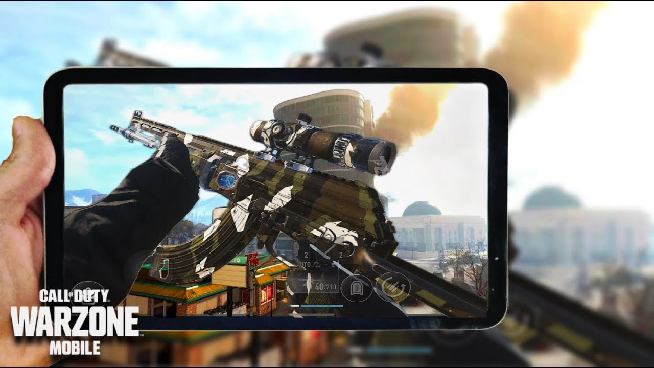 Call of Duty: Warzone Mobile iPad Mini 6 A15 Bionic Gameplay - YouTube