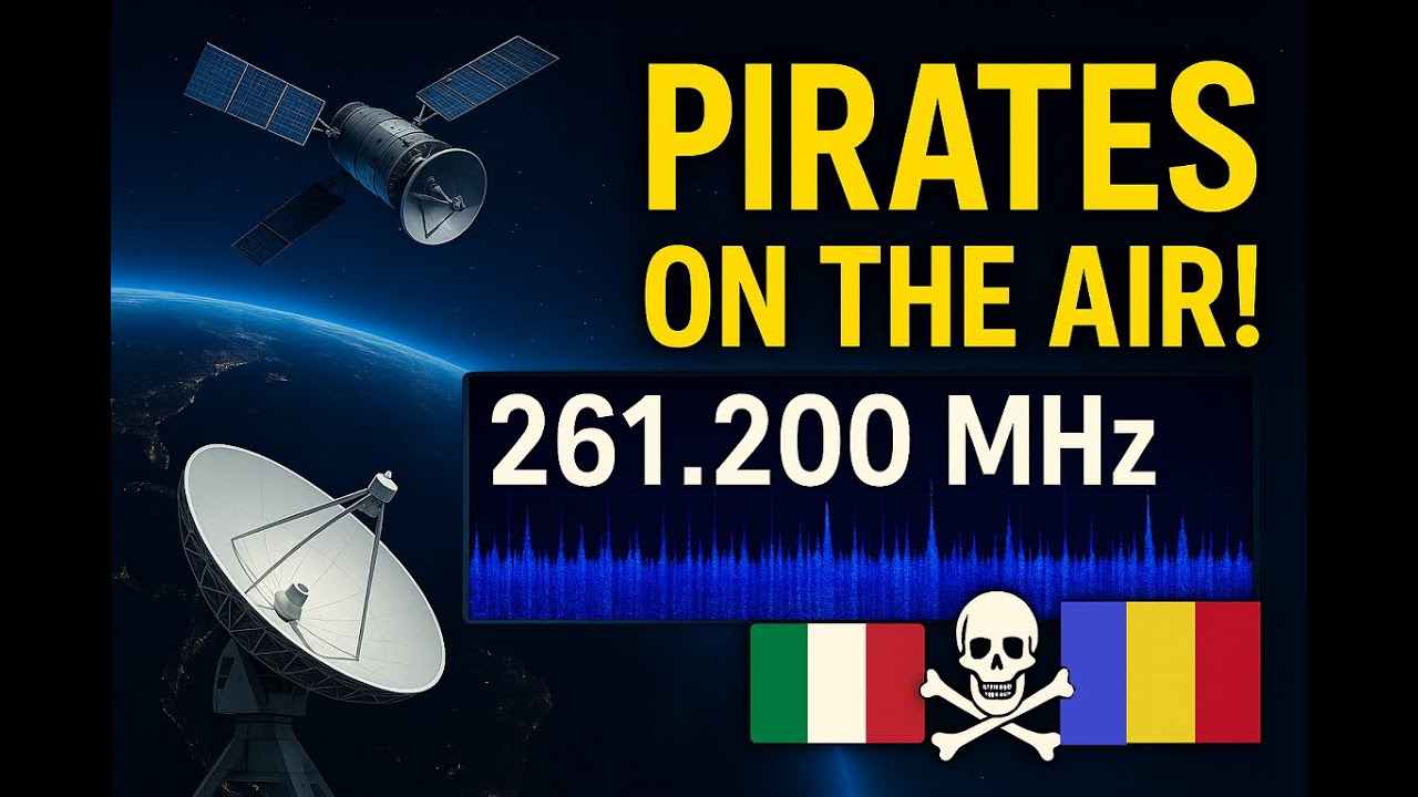 📡 261.200 MHz Italian and Romanian Milsat/Satcom pirates conversation 📡 ...