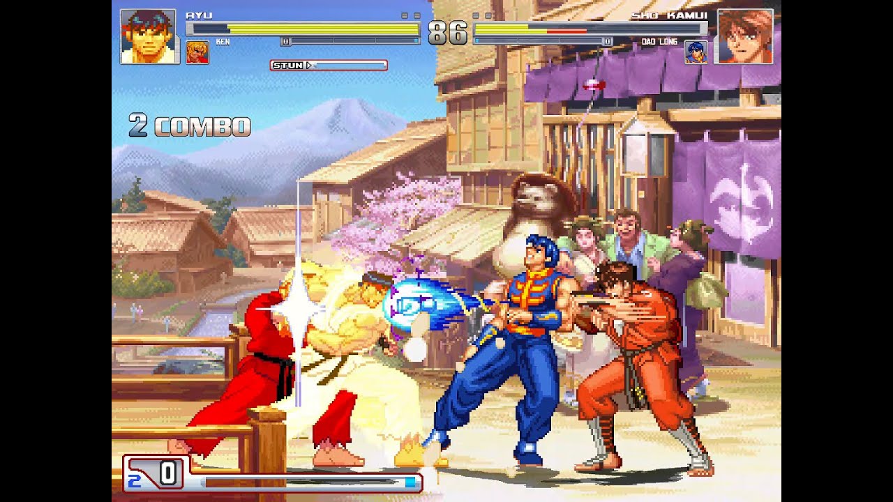 Ryu(SF3) & Ken(SF3) vs Sho Kamui & Dao Long - YouTube