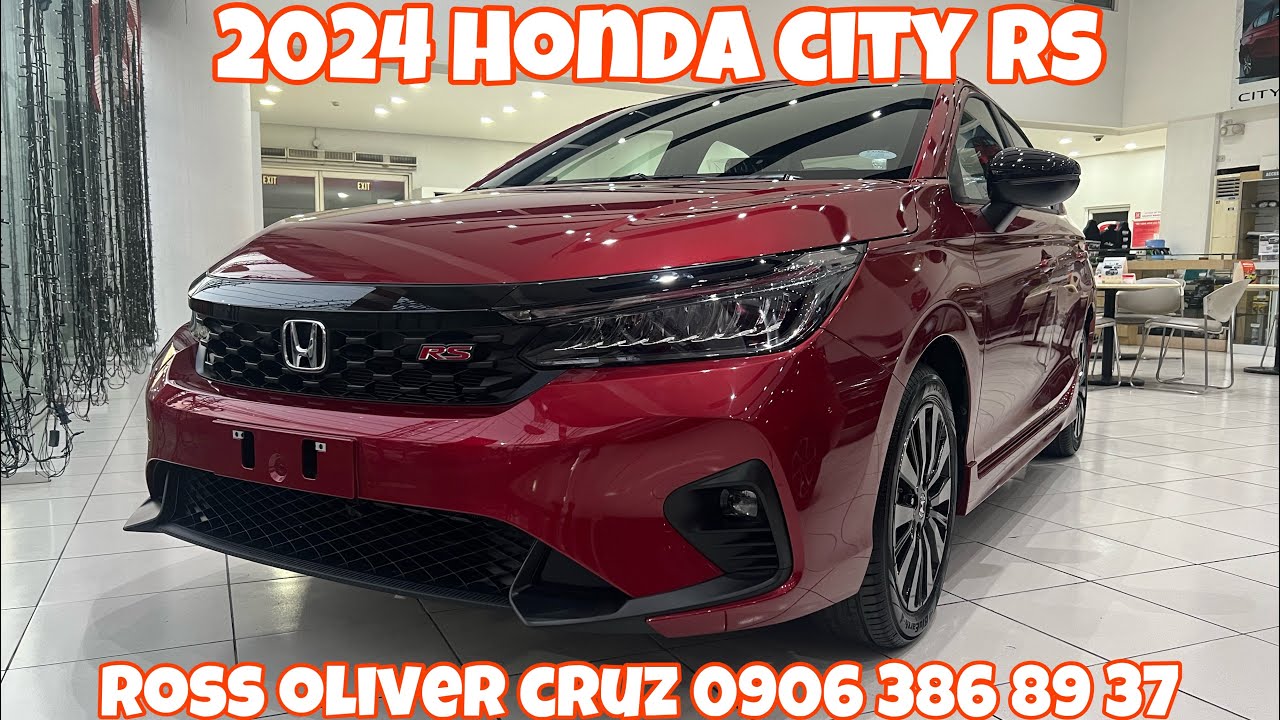 2024 Honda City 1.5 RS CVT (Ignite Red Metallic) - YouTube