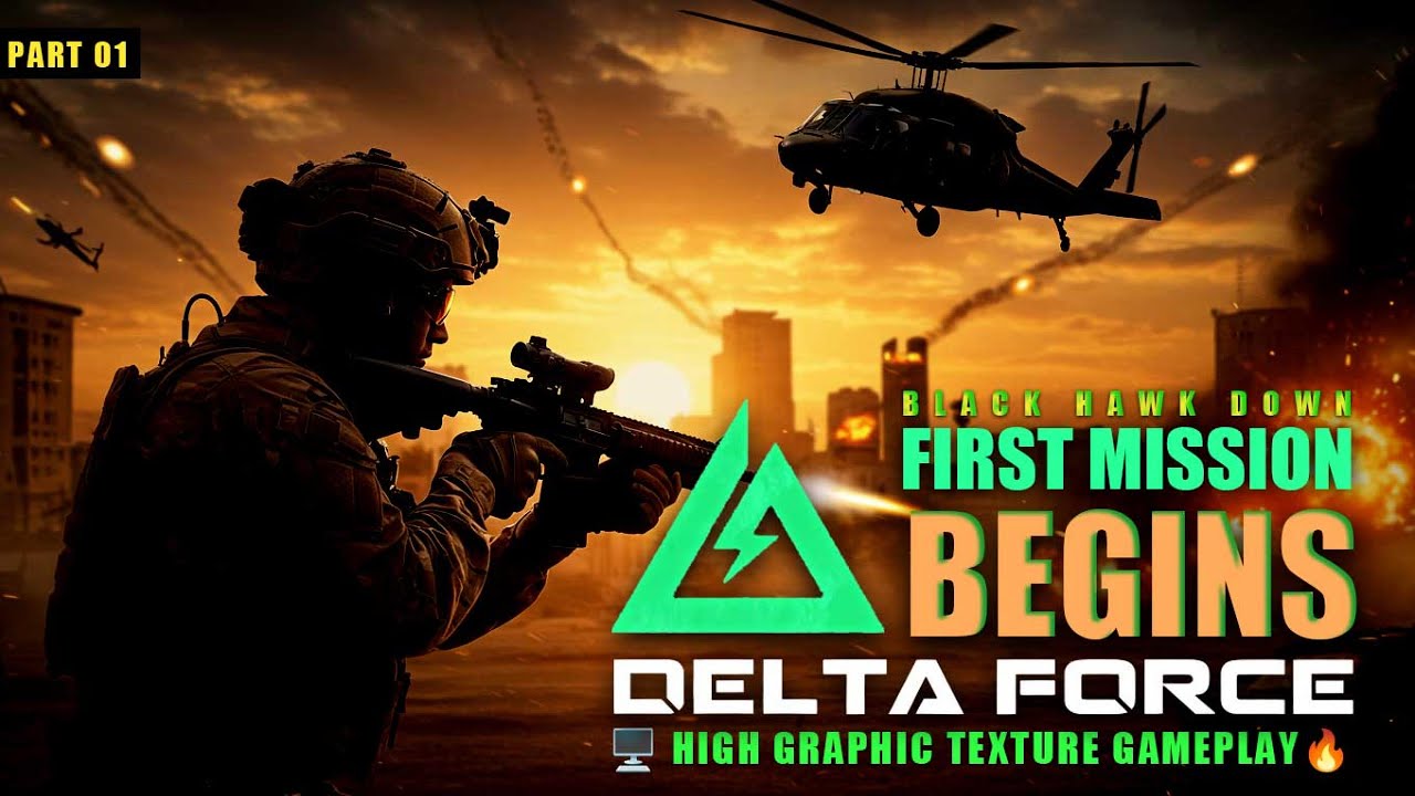 Delta Force: Black Hawk Down – First Mission Gameplay - YouTube