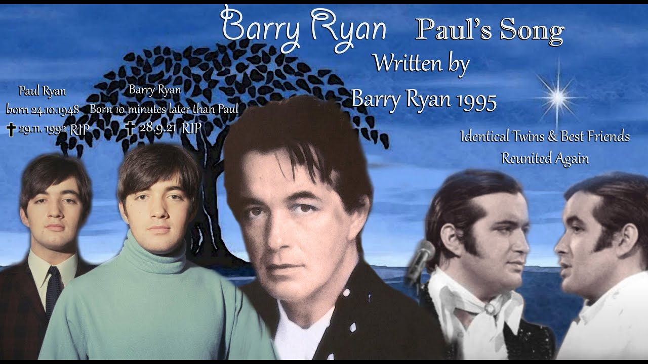 Barry Ryan ~Paul's Song~ Written by Barry Ryan 1993 Fan Made Video For ...