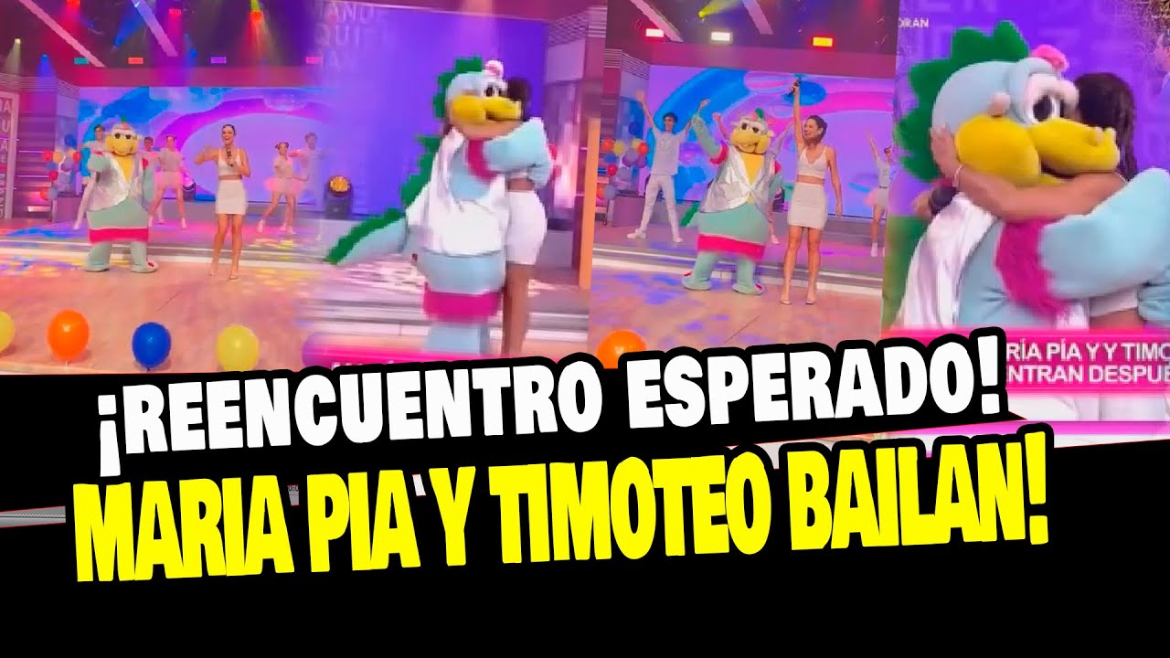 MARIA PIA Y TIMOTEO SE REENCUENTRAN Y BAILAN DESPUES DE 17 AÑOS DE ...