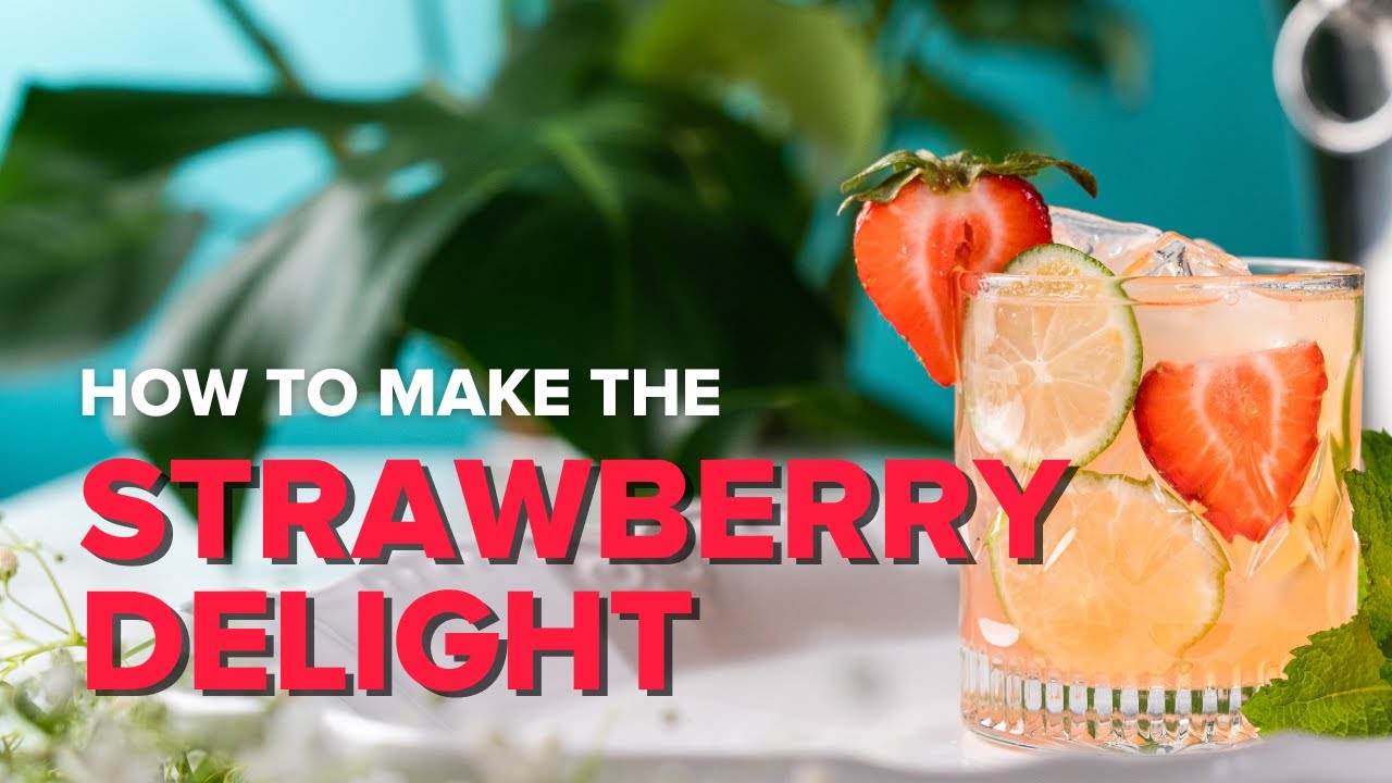 Nothing beats a fruity cocktail! How to make the Strawberry Delight ...