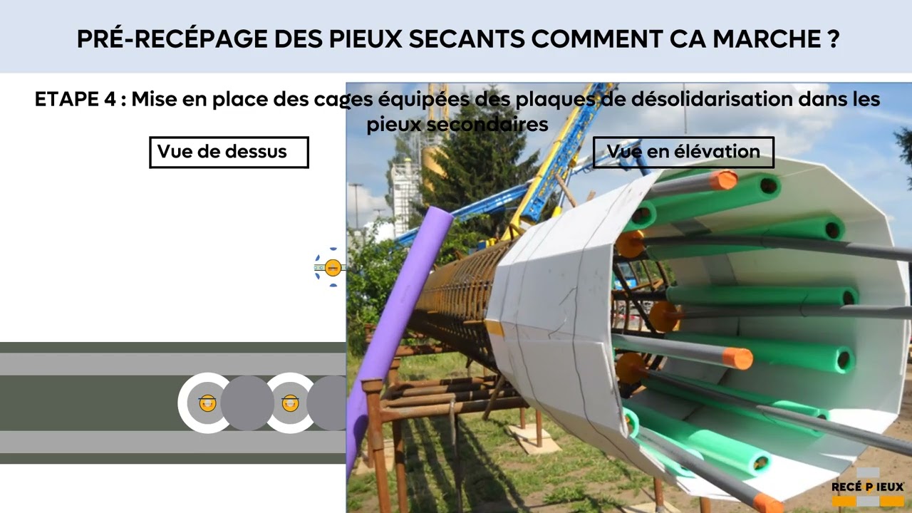 Pré-recépage Pieux Sécants - YouTube