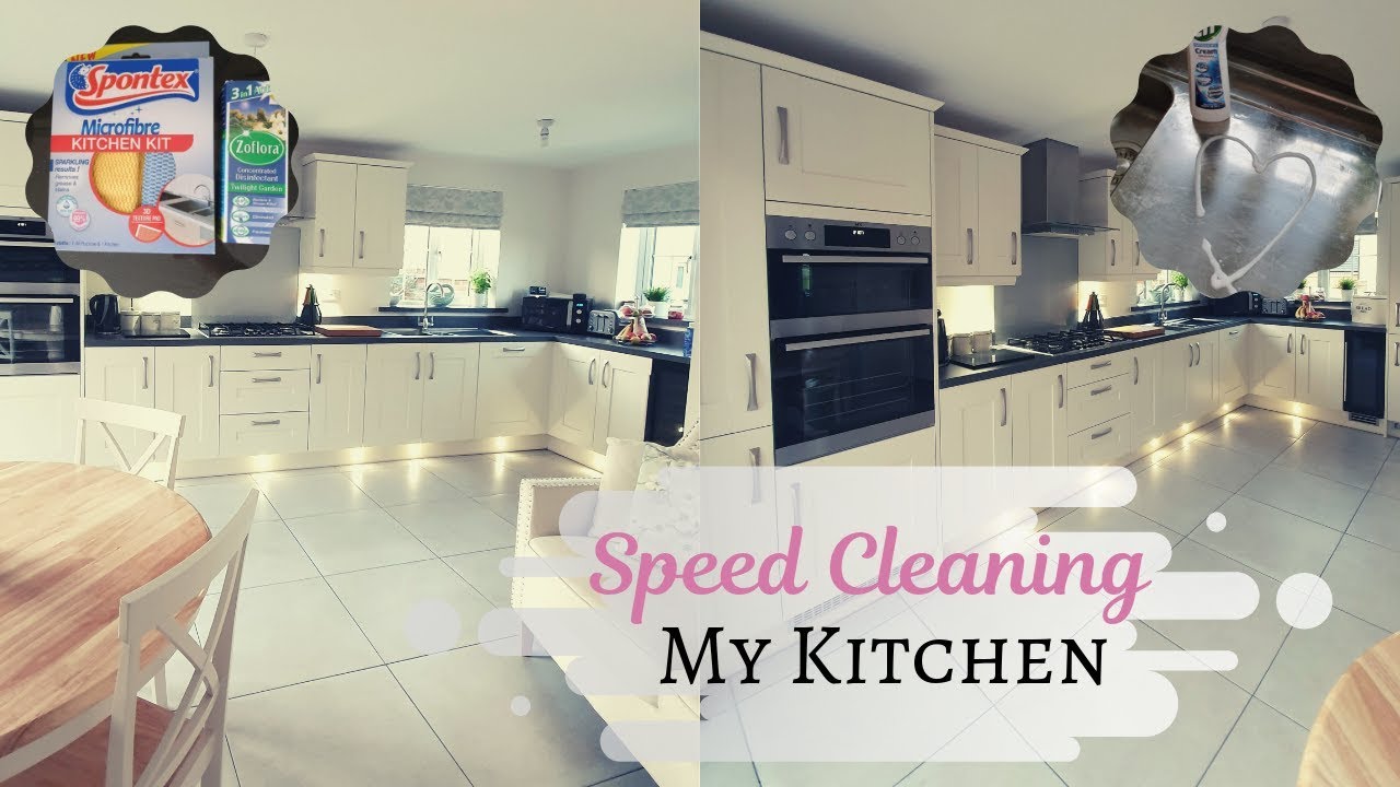 Kitchen Speed Clean | Clean With Me | Deep Clean Kitchen Fast ...