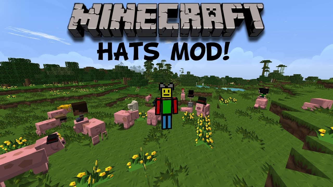 Minecraft Mod Showcase : iChun's Hats Mod! - YouTube