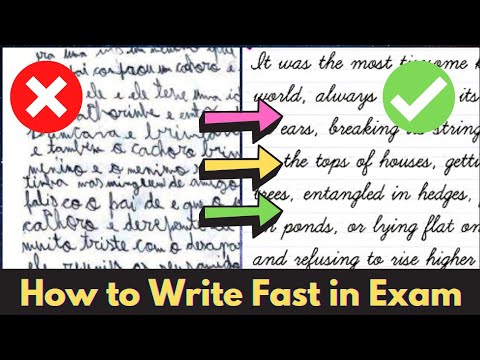 How to Write Fast With Good Handwriting | Board Exam Tips For Every ...