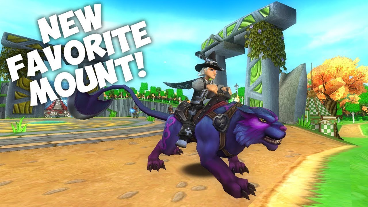 Wizard101: NEW MOONBLADE PANTERA MOUNT! - YouTube