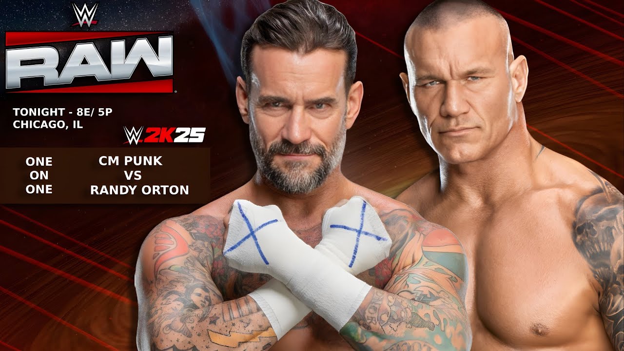 RAW Gets Violent! CM Punk vs Randy Orton (Full Match) - YouTube
