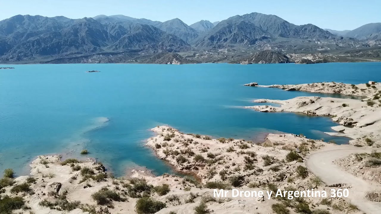 Embalse Potrerillos DRONE Mendoza Argentina - YouTube