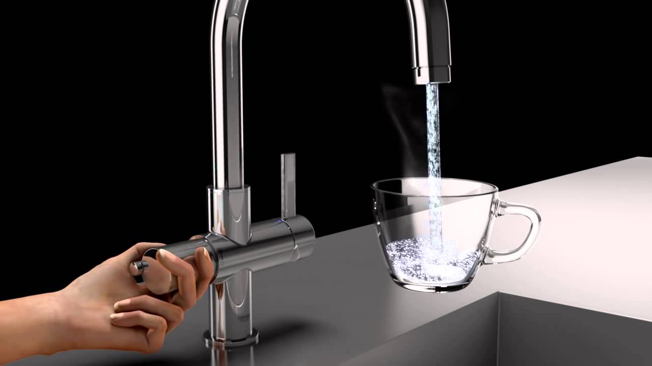 Get Instant Hot Water Safely With The Grohe Red Kitchen Tap - YouTube