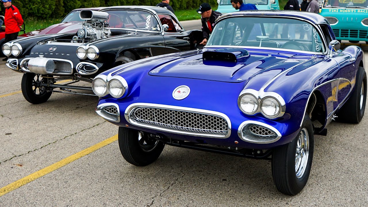 2 Gasser Corvettes Race, Who Wins? - YouTube