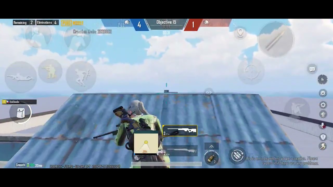 PUBGM | Sniper 1v1 Fun | Snapdragon 720G | Adreno 618 - YouTube