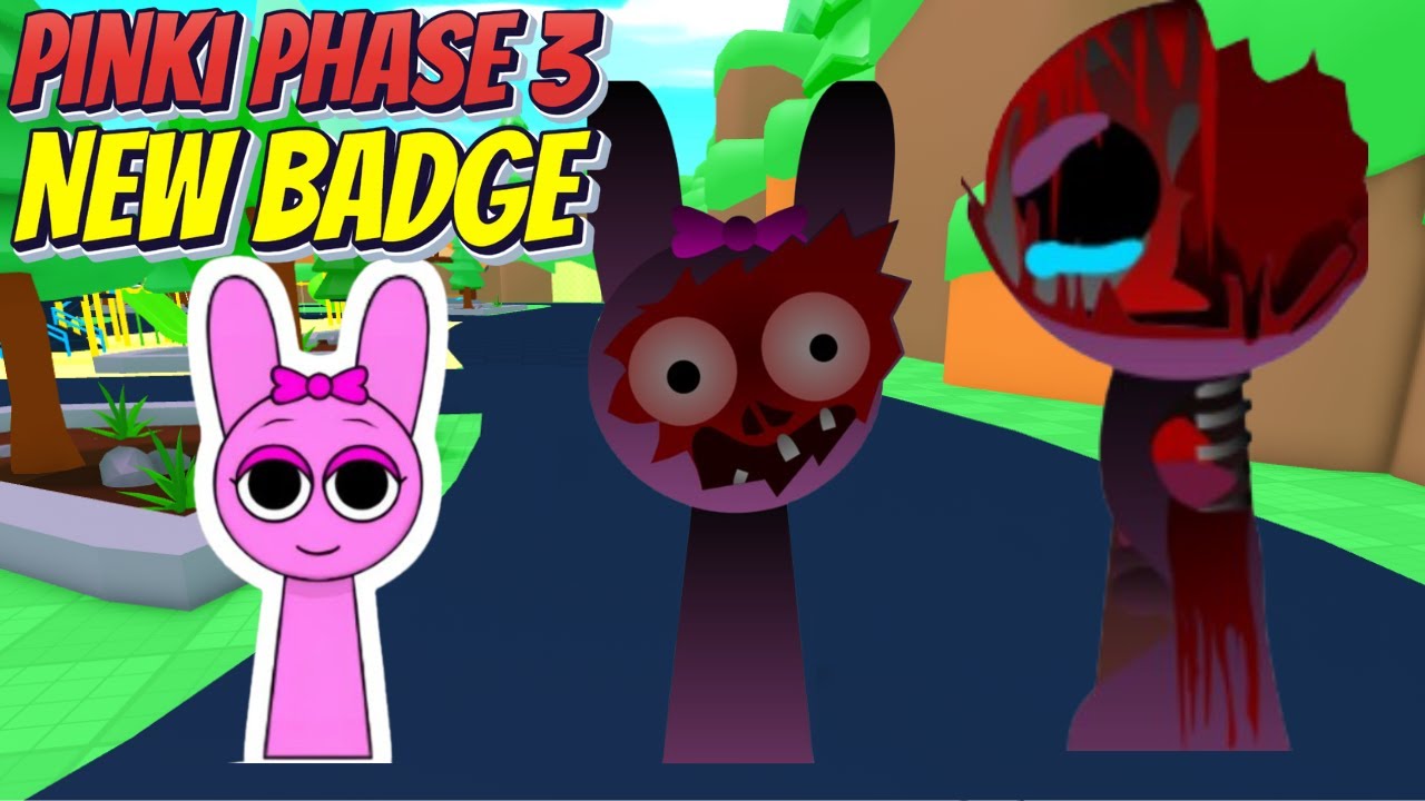 Roblox - How to get Pinki Phase 3 Badge in 3D Sprunki Sim + RP New ...