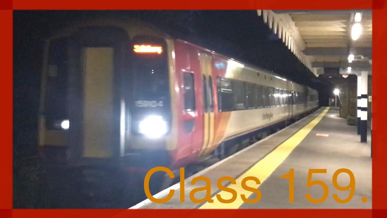 SWR class 159 arrives at Crewkerne with 3 Tones! - YouTube