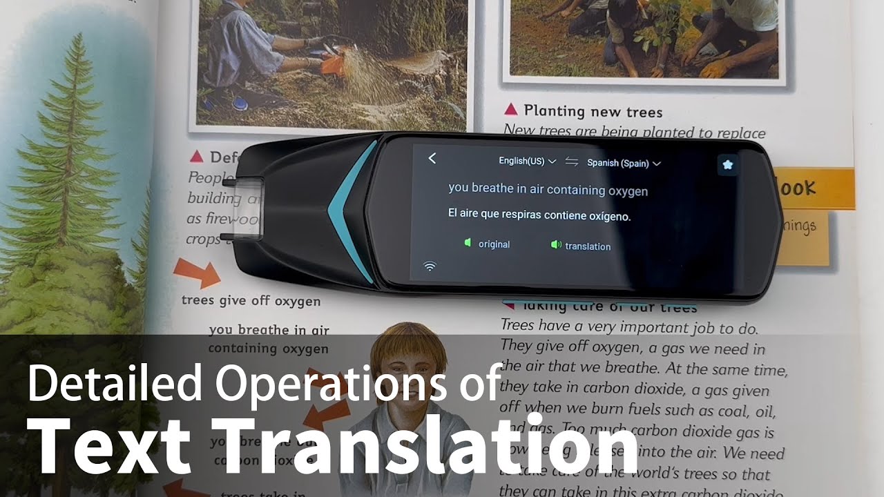 Text Translation detailed operations - YouTube
