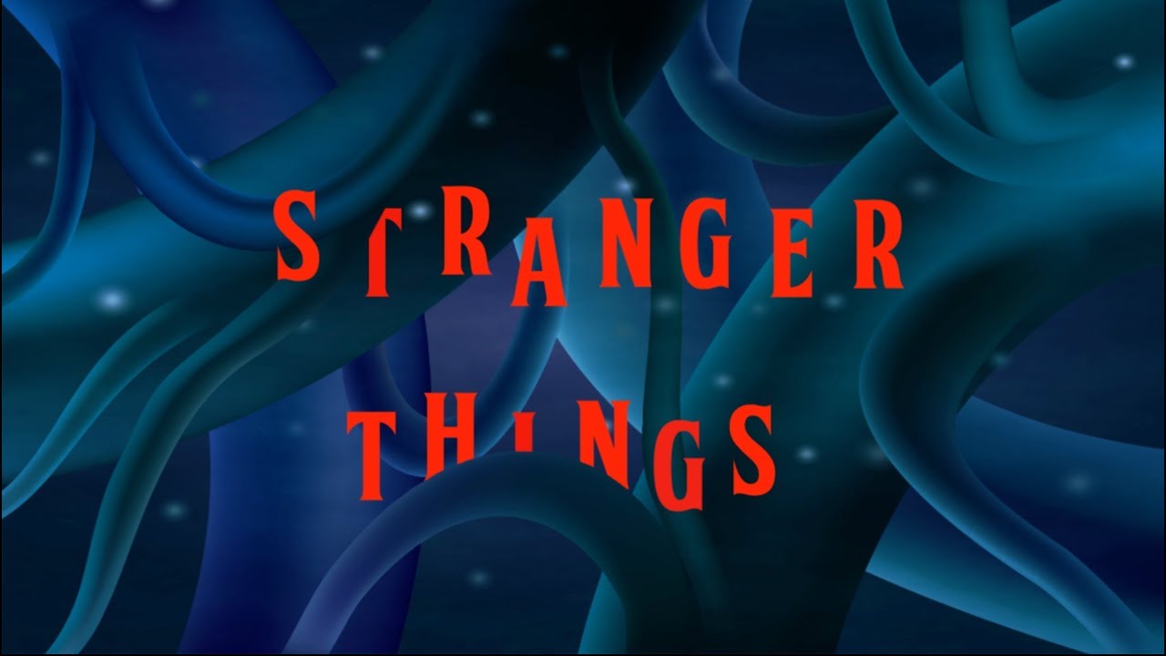 STRANGER THINGS motion typography - YouTube