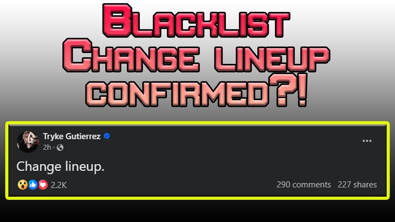 TRYKE NAGSALITA NA! Blacklist change roster?! Raven Interview! | Yowe ...