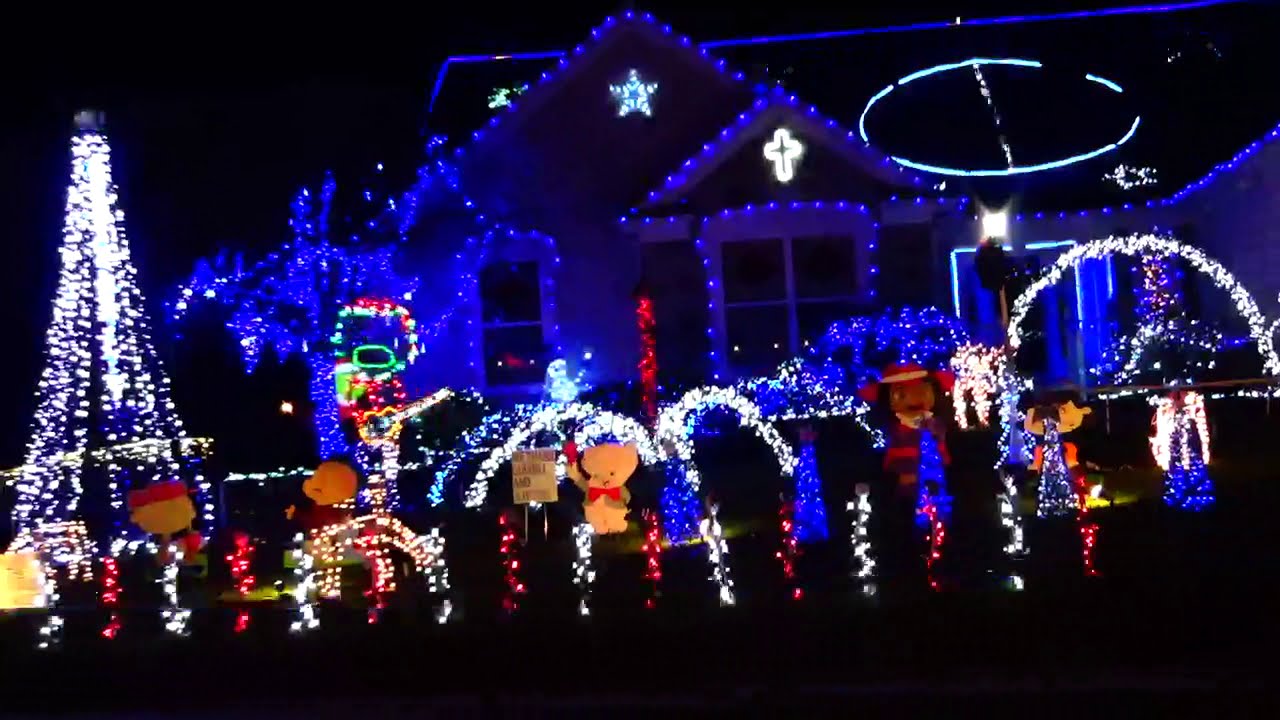 LOR light display Merry Christmas To You Jonathan Butler - YouTube