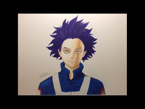 Drawing Hitoshi Shinsou from Boku No Hero - YouTube