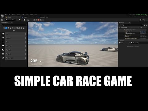 Basic Car Race Game in Unreal Engine - YouTube