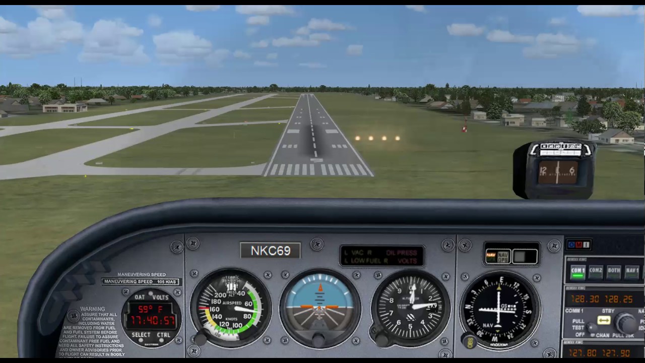 KIAH Cessna 172 ILS Approach 05 30 2017 - YouTube