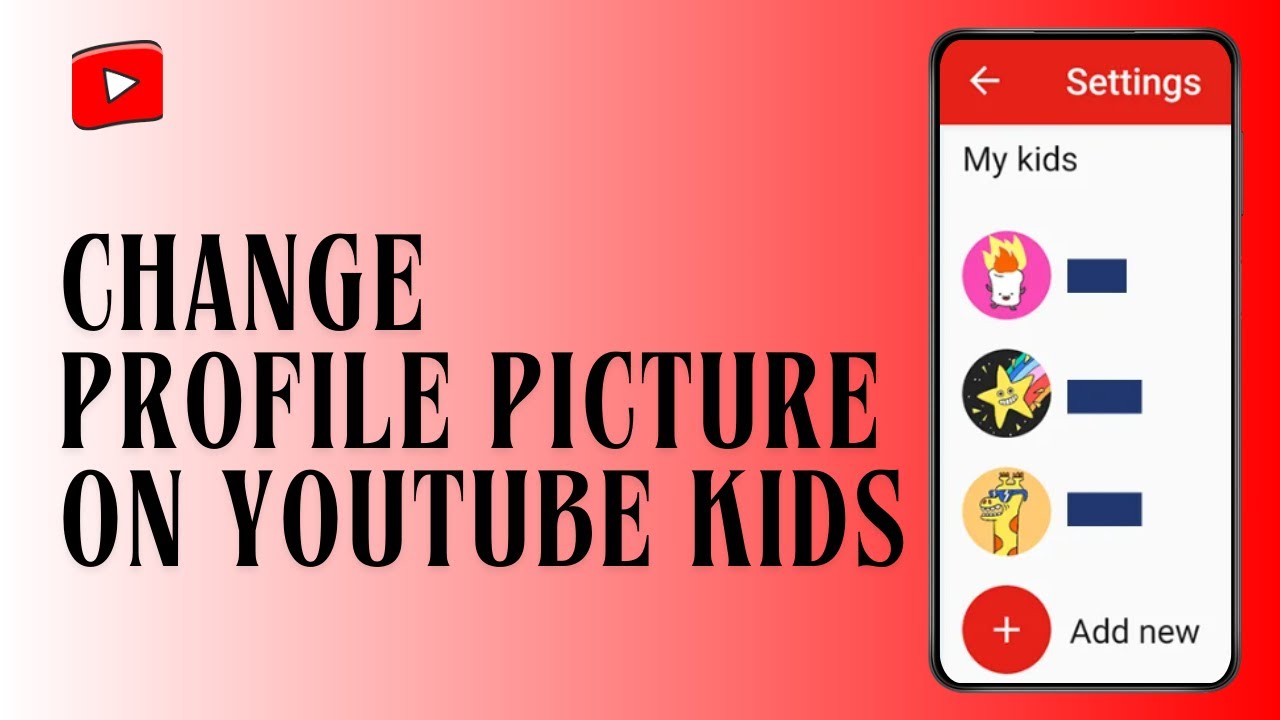 Can You Change a Profile Picture in YouTube Kids Profile? - YouTube