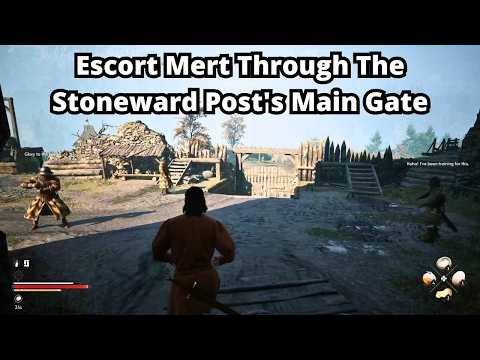 Escort Mert Through The Stoneward Post's Main Gate Quest Guide - The Blood of Dawnwalker