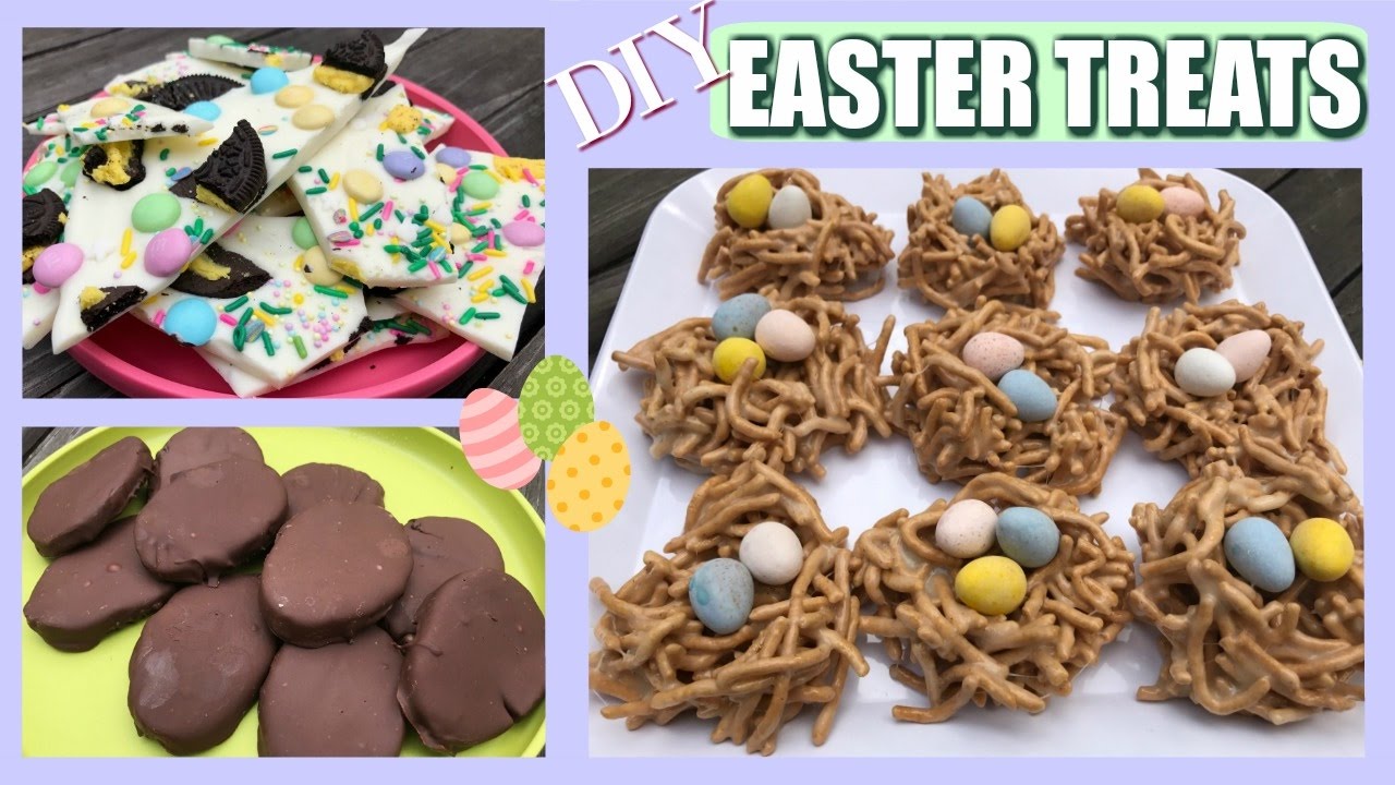 EASY EASTER TREATS|| 3 DIY Easter Goodies! - YouTube