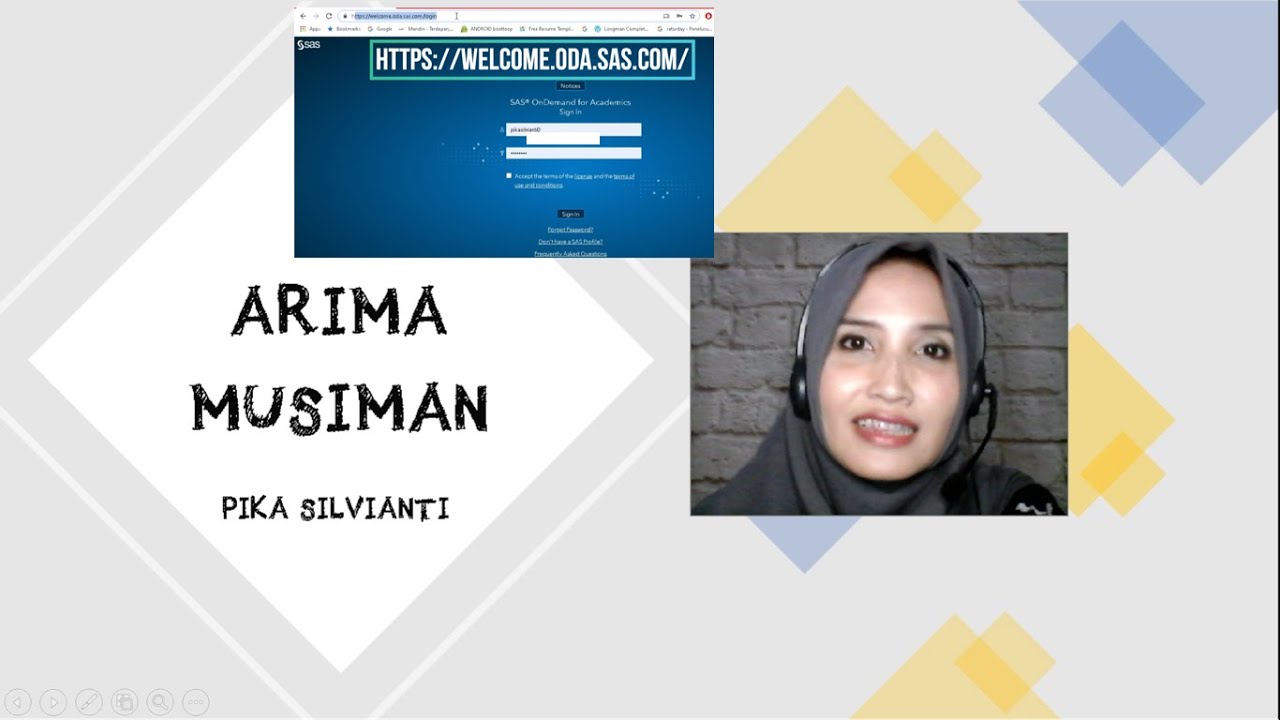 (STK553) 8. Praktikum ARIMA Musiman - YouTube