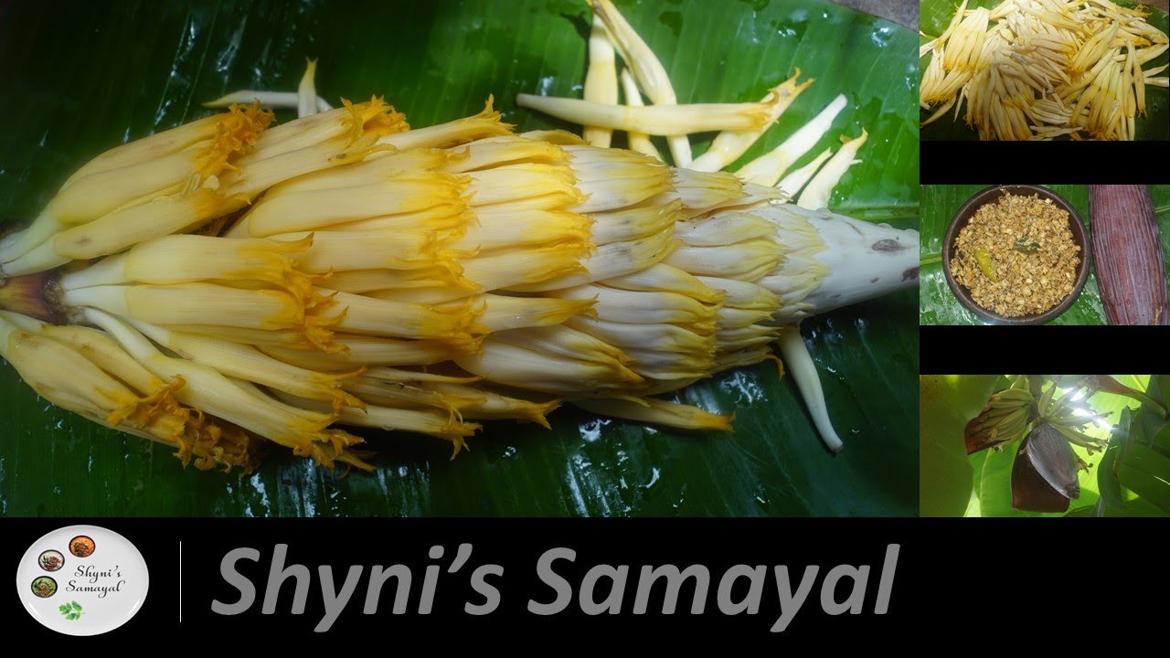 வாழைப்பூ பொரியல் & சுத்தம் செய்தல் | Plantain Flower Poriyal Recipe in ...